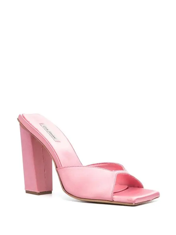 GIABORGHINI Rosie 14 Satin Sandals
