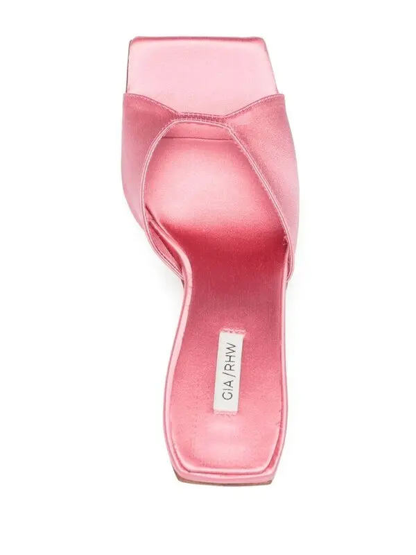 GIABORGHINI Rosie 14 Satin Sandals