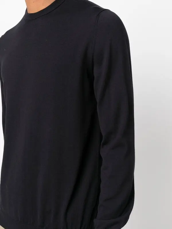 ZANONE Crew-neck Long-sleeve Jumper - Black