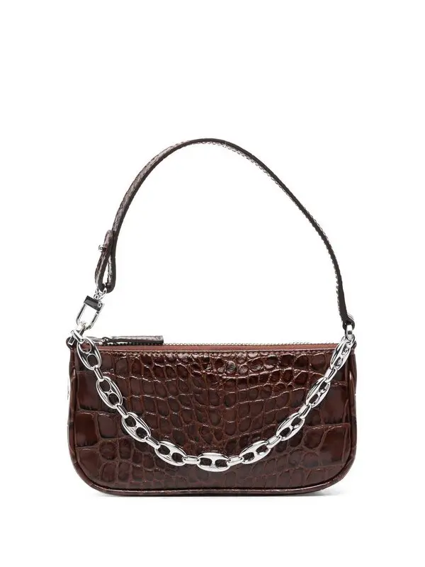 By Far Mini Rachel Tote Bag - Brown