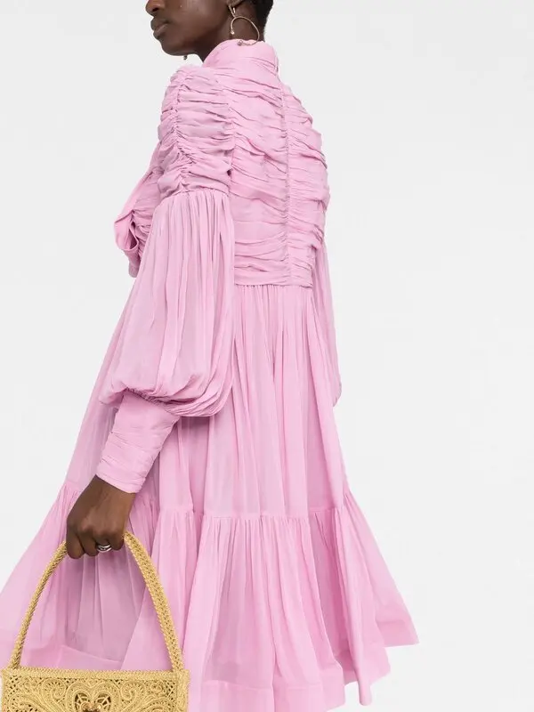 zimmermann celestial ruched mini dress Zimmermann