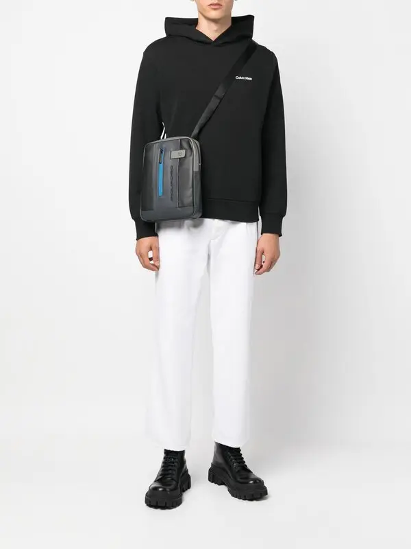 PIQUADRO Calf Leather Messenger Bag