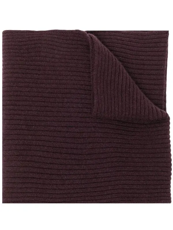 N.peal Rib-knit Cashmere Scarf