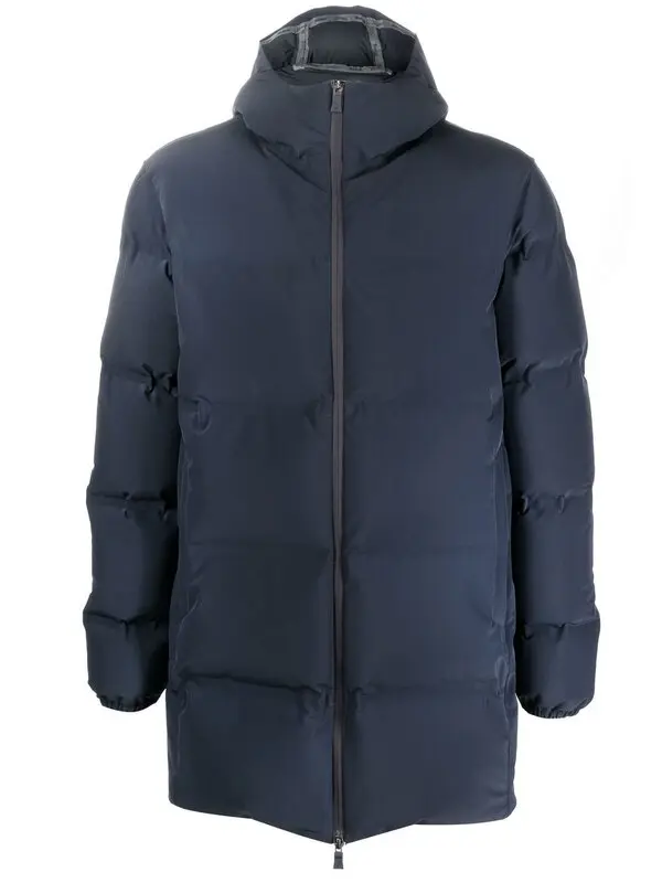Herno Padded Mid-length Coat - Blue