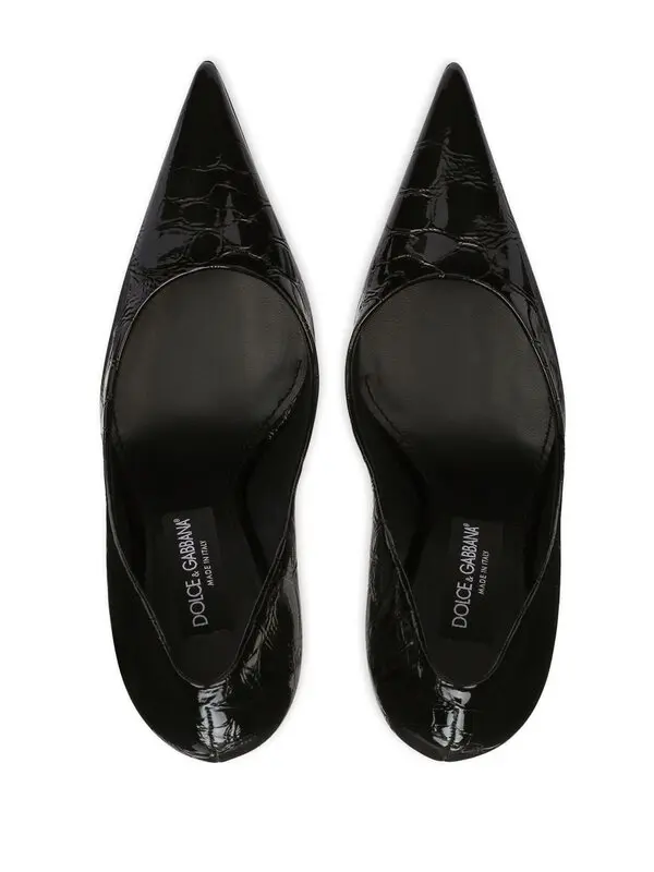 Dolce & Gabbana 105mm Crocodile-embossed Pumps