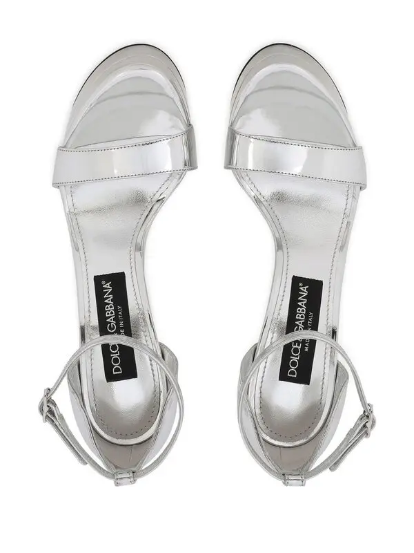 Dolce & Gabbana Mirror-effect Platform Sandals