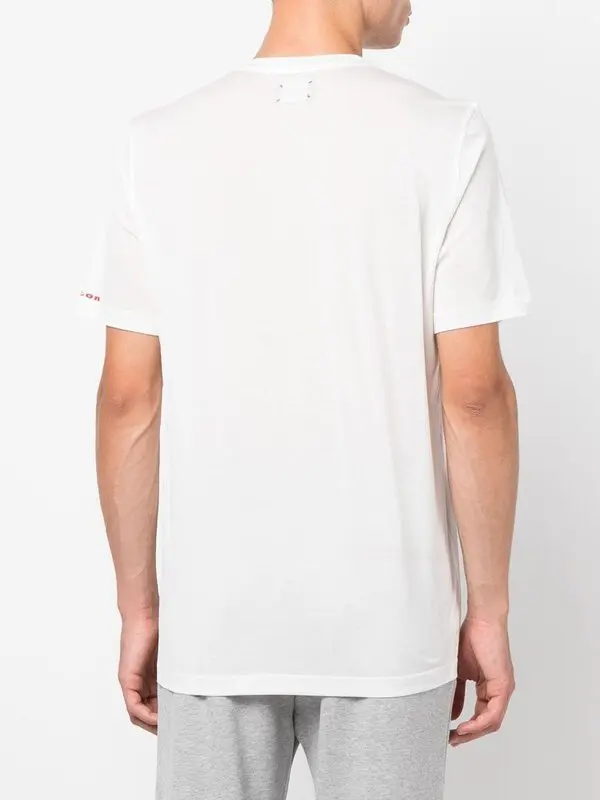 Kiton Embroidered Logo T-shirt - White