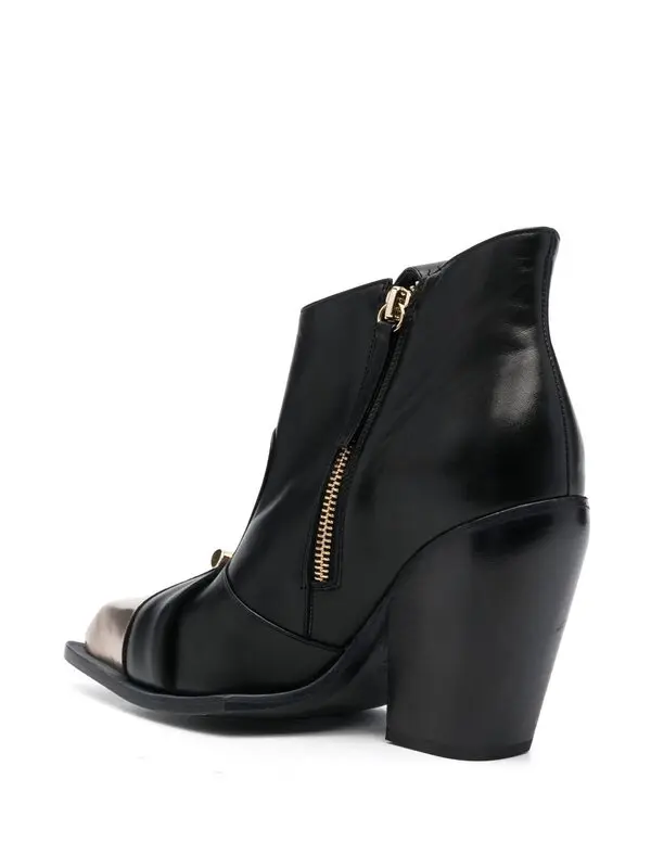 HARDOT Stud-embellished Ankle Boots - Black