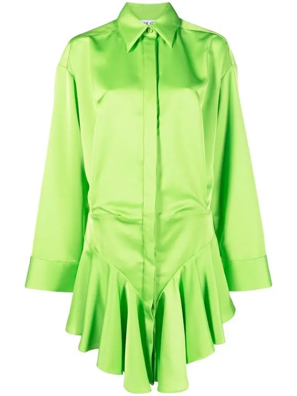 Attico Candice Mini Dress - Green