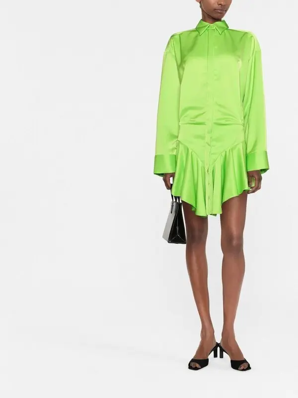 Attico Candice Mini Dress - Green
