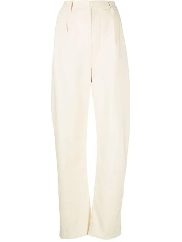 LEMAIRE Straight-leg Cotton-blend Trousers