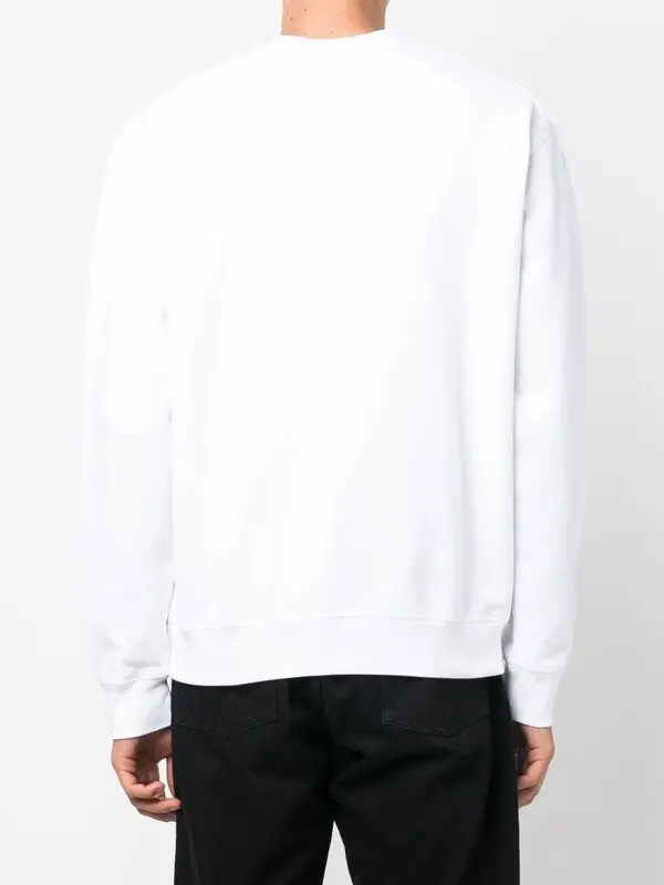 Dsquared2 Logo Print Cotton Sweatshirt