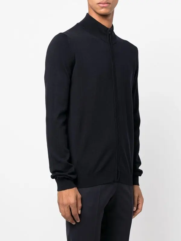 Hugo Ribbed-knit Zip-up Sweater