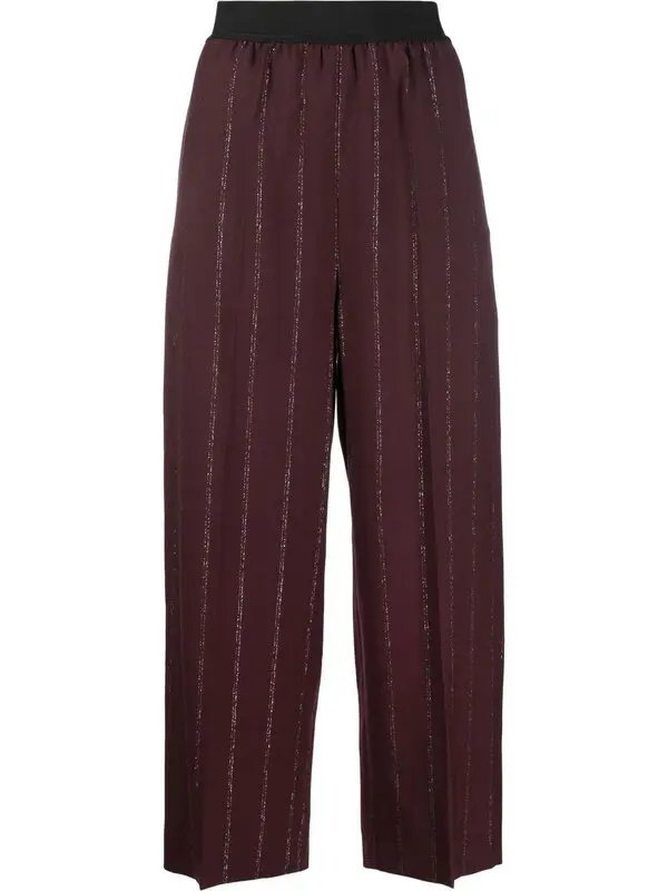 Stella McCartney Striped Cropped Trousers