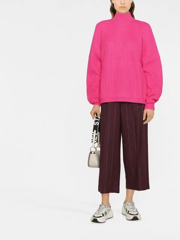 Stella McCartney Striped Cropped Trousers