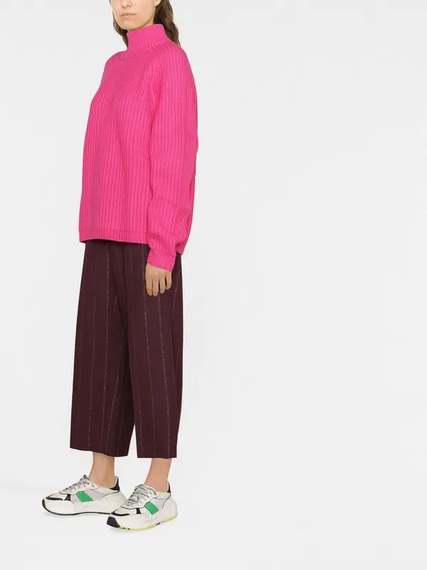 Stella McCartney Striped Cropped Trousers