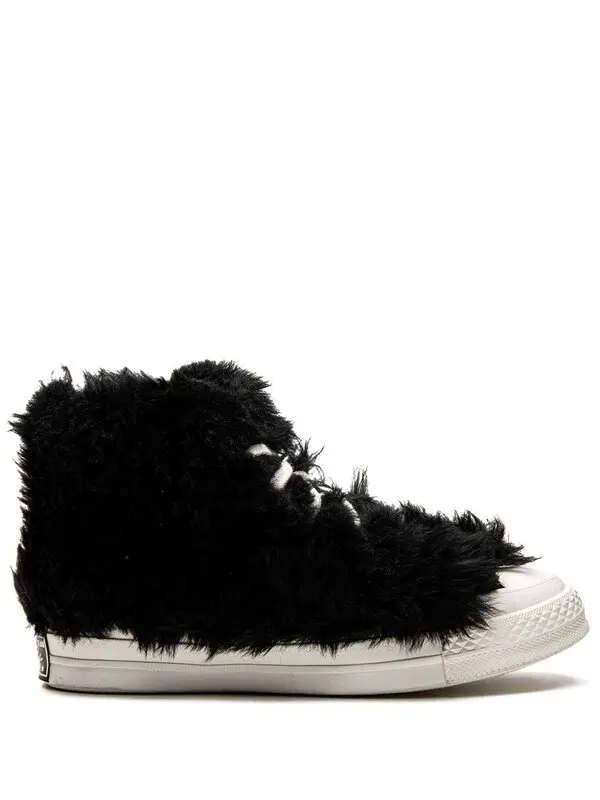 CONVERSE X Ambush Chuck 70 Fuzzy High Sneakers - Black