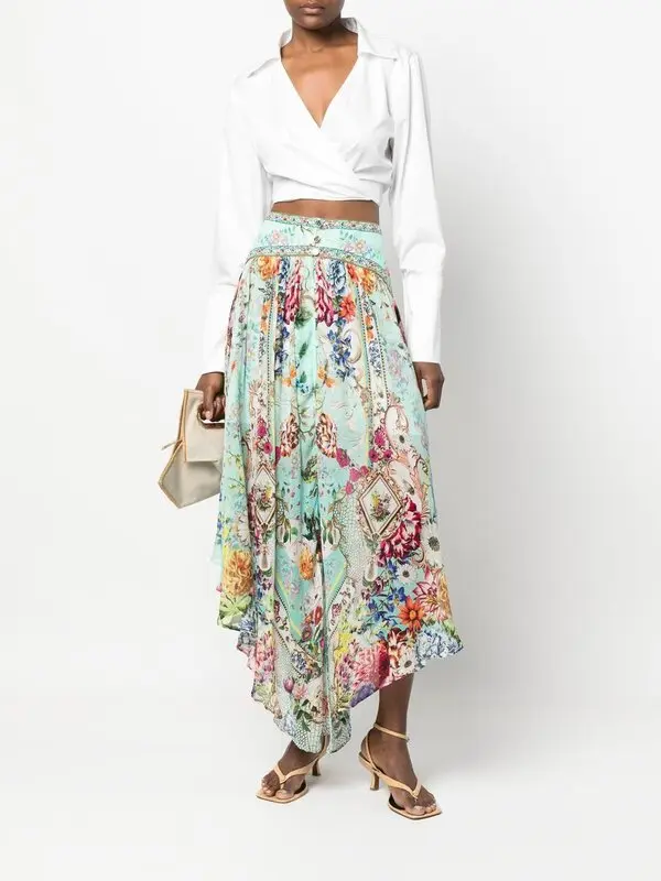 Camilla Honey Honey Graphic-print Skirt