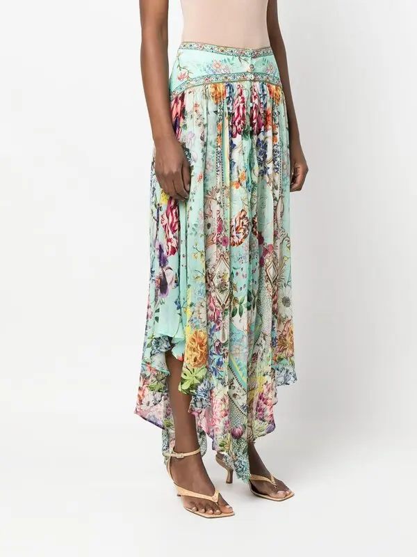 Camilla Honey Honey Graphic-print Skirt