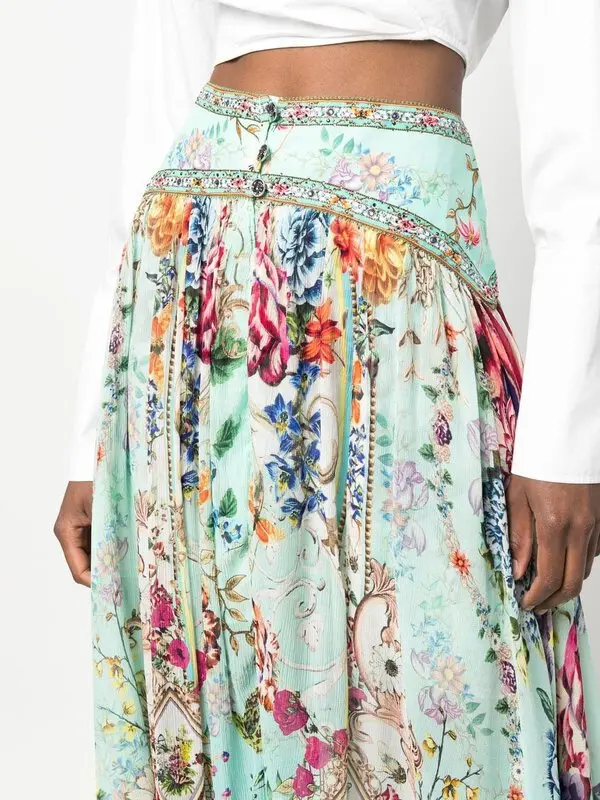Camilla Honey Honey Graphic-print Skirt