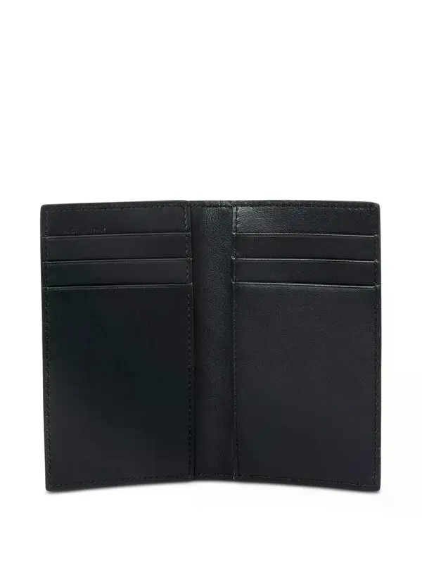 Smythson Panama Leather Card Holder - Black