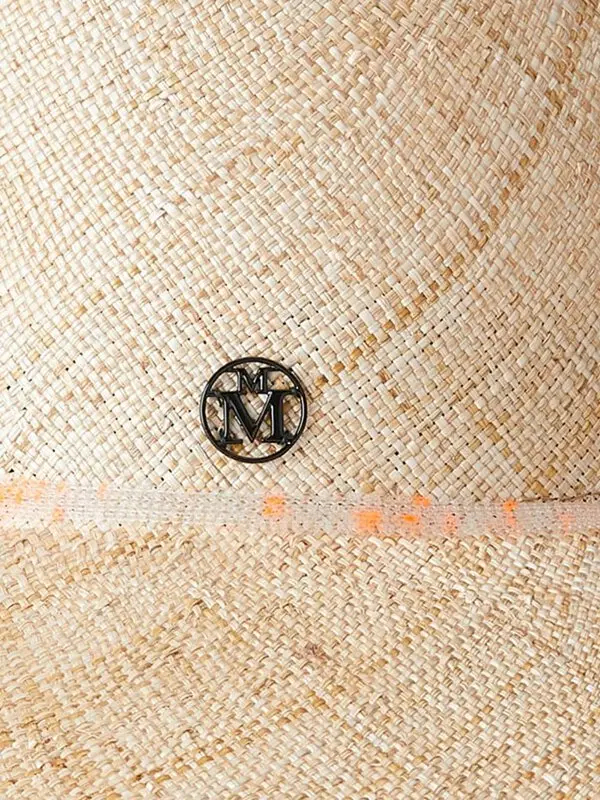 MAISON MICHEL Kate Raffia Fedora Hat