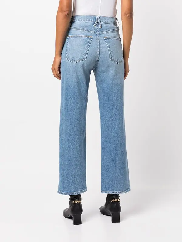 SLVRLAKE Cropped Straight-leg Jeans