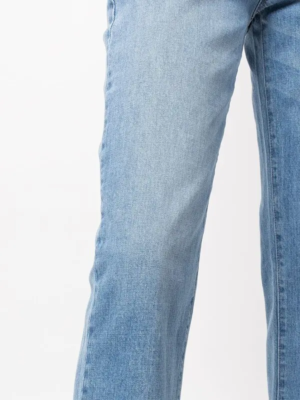 SLVRLAKE Cropped Straight-leg Jeans