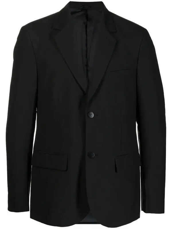 AGNÈS B. Single-breasted Wool Blazer