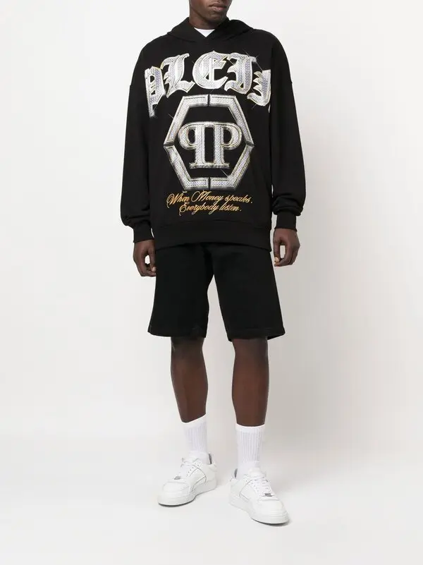 Philipp Plein Logo-print Cotton Hoodie
