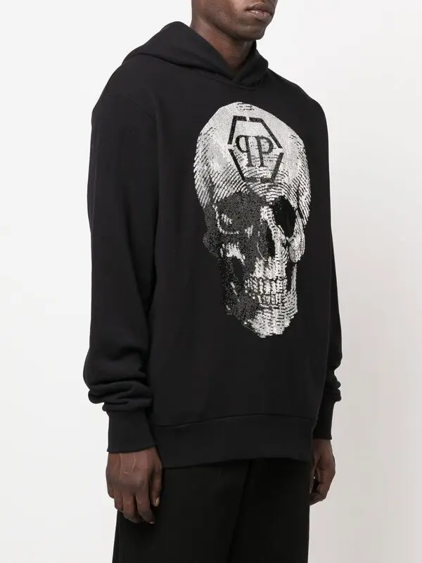 Philipp Plein Skull Logo-print Hoodie