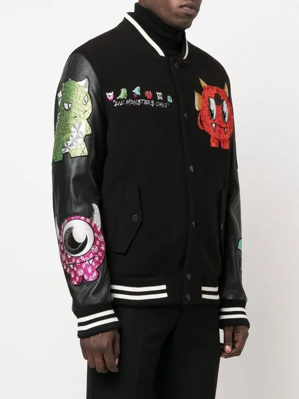 Philipp Plein Patch-detail Varsity Jacket