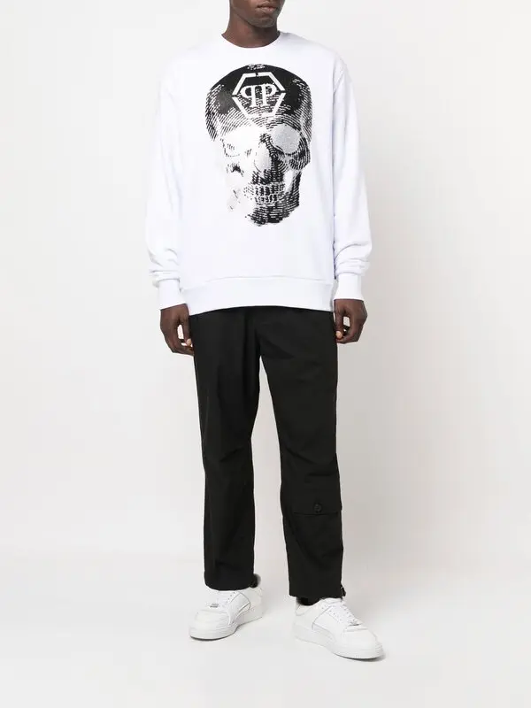 Philipp Plein Skull Logo-print Sweatshirt