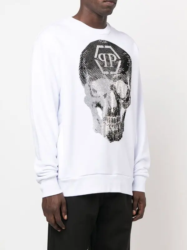 Philipp Plein Skull Logo-print Sweatshirt
