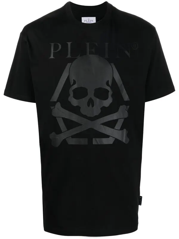 Philipp Plein Skull Print Logo T-shirt