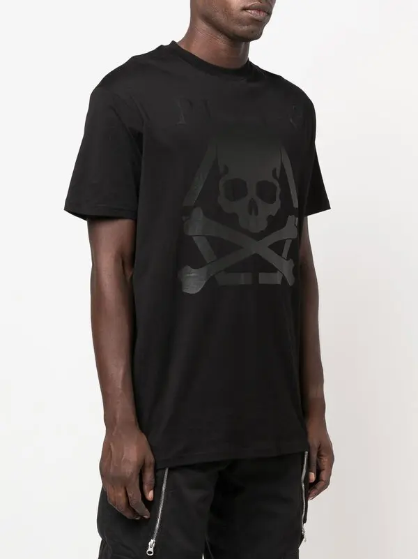 Philipp Plein Skull Print Logo T-shirt