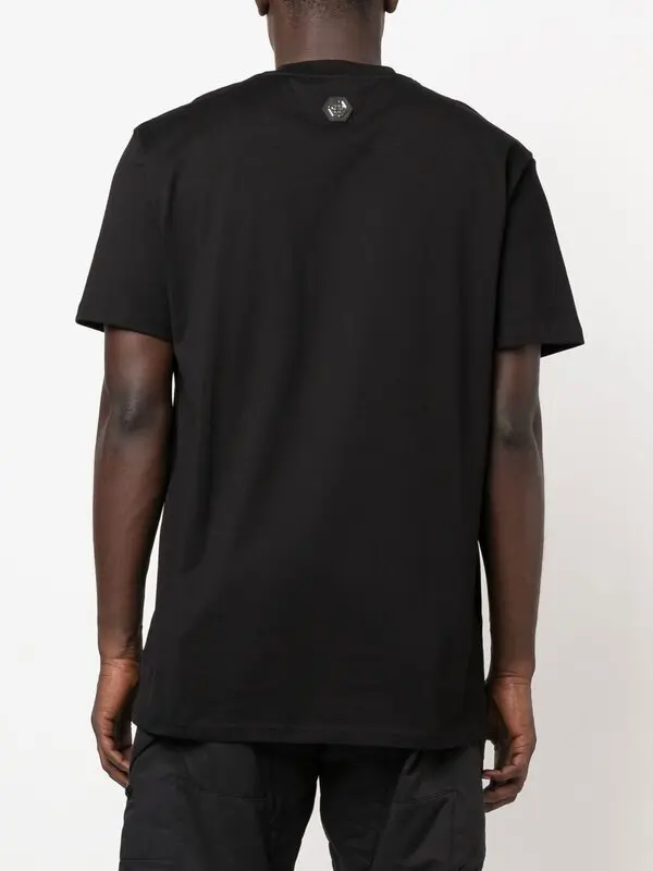 Philipp Plein Skull Print Logo T-shirt