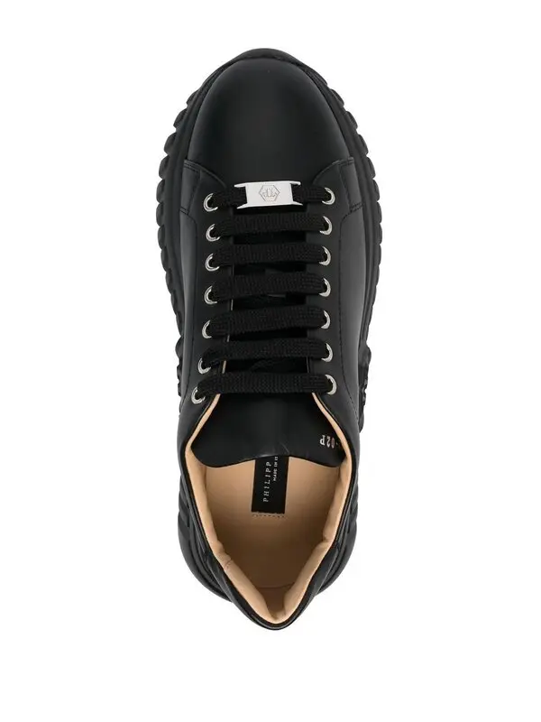 Philipp Plein Runner Low-top Sneakers - Black