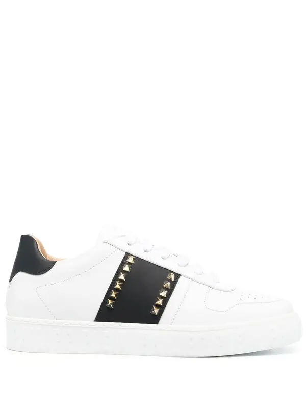 Philipp Plein Stud-embellished Low-top Sneakers - White