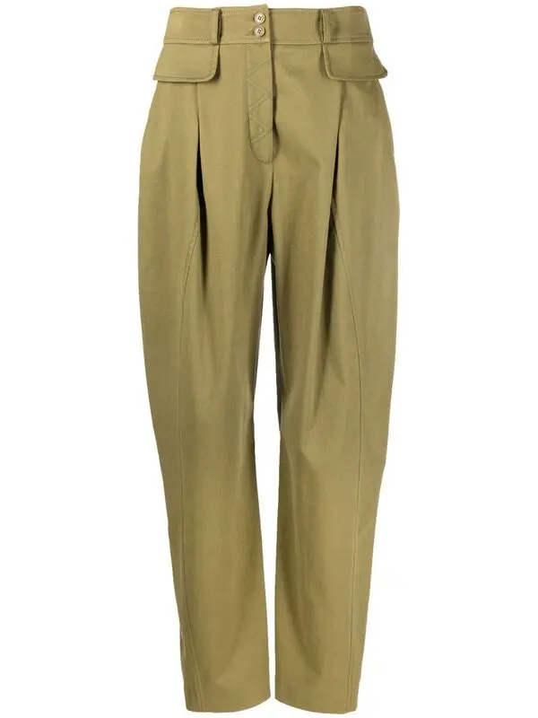 Alberta Ferretti Pleat-detail Trousers