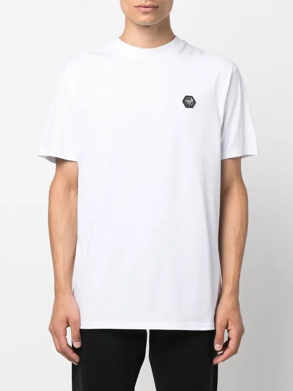 Philipp Plein Logo-patch Cotton T-shirt