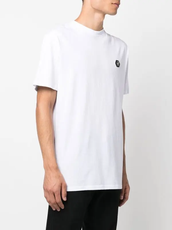 Philipp Plein Logo-patch Cotton T-shirt