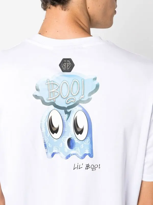 Philipp Plein Monsters Logo Print T-shirt