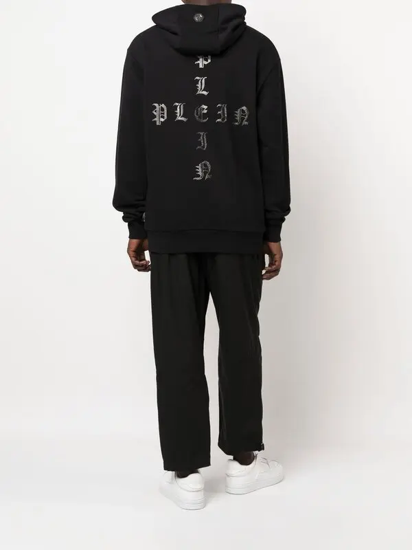 Philipp Plein Gothic Plein Long-sleeve Hoodie