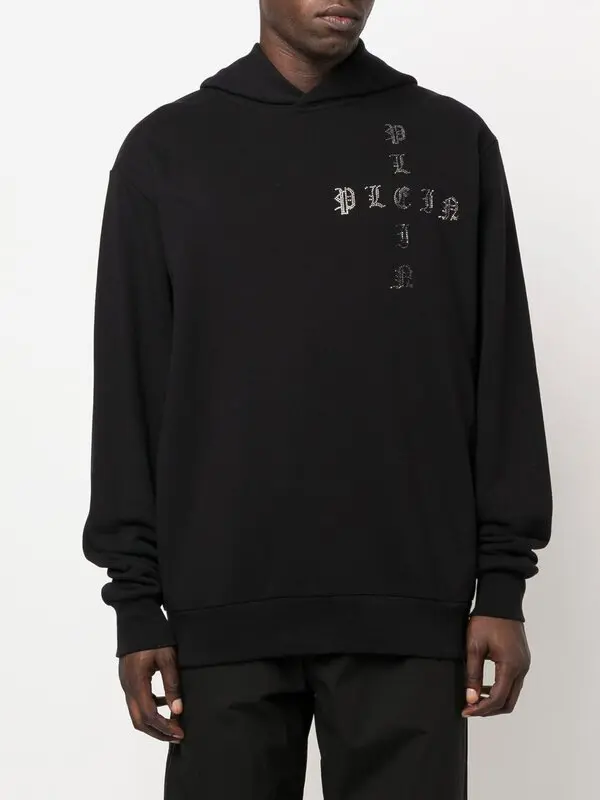 Philipp Plein Gothic Plein Long-sleeve Hoodie