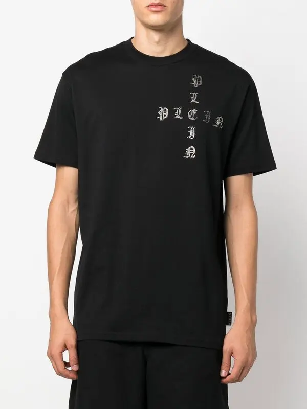 Philipp Plein Gothic Plein Short-sleeve T-shirtrr - Black