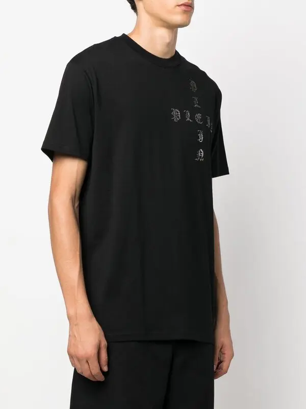 Philipp Plein Gothic Plein Short-sleeve T-shirtrr - Black