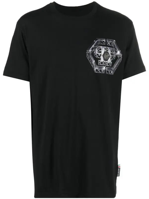 Philipp Plein Logo-print Short-sleeved T-shirt - Black