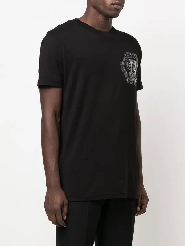 Philipp Plein Logo-print Short-sleeved T-shirt - Black