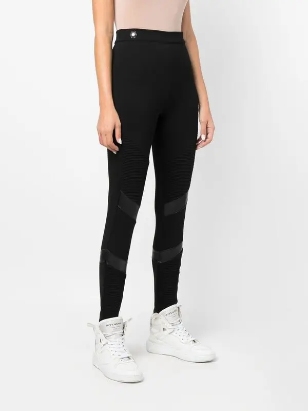 Philipp Plein Super High-waisted Denim-leggings